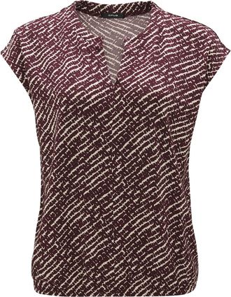 OPUS Damen Kurzarmshirt | Shirt SANDEO Shadow Amarena, 36