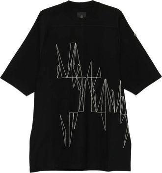 Moncler Homme, Tops, Noir, Taille: M T-shirt Tricot Jumbo MC