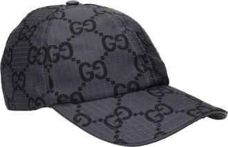 Gucci Hommess Chapeau en tissu gris