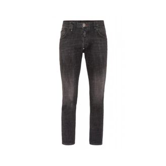 Philipp Plein Herren, Jeans, Grau, W33Gr&ouml;&szlig;e
