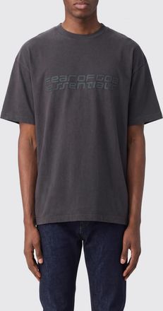 Fear of God T-shirt &agrave; col rond en coton avec slogan imprim&eacute;