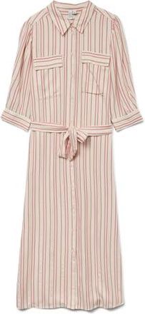 Vero Moda Vmbaya 3/4 7/8 Shirt Dress WVN Btq GA Robe, Bouleau, XS Femmes