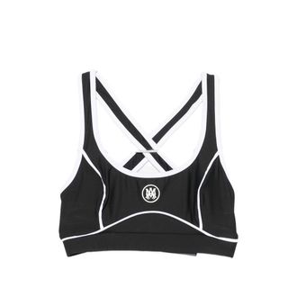 Amiri Logo-print Crossover-strap Sports Bra
