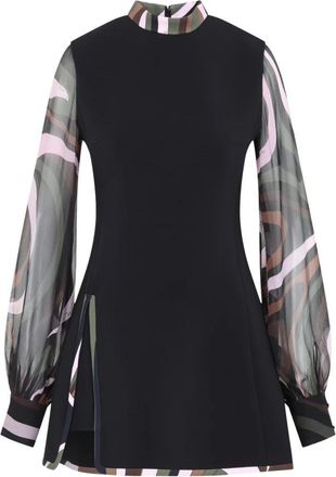 Pucci Cady L/S Kleid - - Dresses - Damen - Schwarzk - S