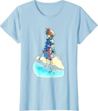Disney Kingdom Hearts Sora Beach Sketch T-Shirt