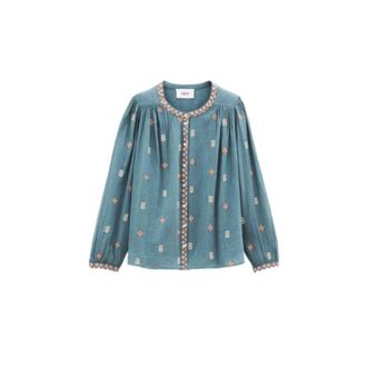 BA&SH Damen, Blusen & Hemden, Blau, MGröße