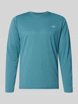 New Balance Funktionsshirt mit Rundhalsausschnitt und Logo