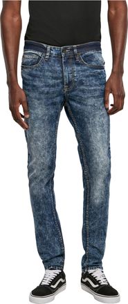 Southpole Herren Stretch Signature Denim Hose, md.Sand Blue, 32/32