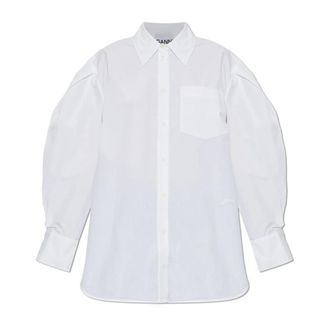 Ganni Hemd mit Tasche - - Blouses & Shirts - Damen - Wei&szlig; - S
