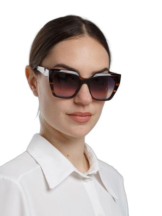 Ana Hickmann Womens Sunglasses Havana Brown Acetate