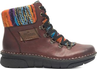 Rieker Schnürschuhe Rieker 73343-35 Dunkelrot