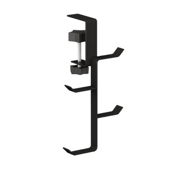 Generico Haken zum Aufhängen von Handtaschen | Kleiderhaken für Kopfhörer | Kopfhörerhalter unter dem Schreibtisch mit Klemme ohne Bohren für Klassenzimmer, Sc