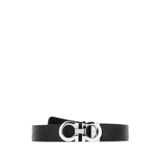 Ferragamo Wendbarer Schwarzer Lederg&uuml;rtel - - Accessories - Herren - Schwarzk - 110 CM
