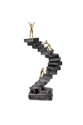 Ambia Home Dekobuch, Schwarz, Kunststoff, 14.5x30x10.5 cm, Bsci, Dekoration, Skulpturen & Dekoobjekte, Dekoobjekte