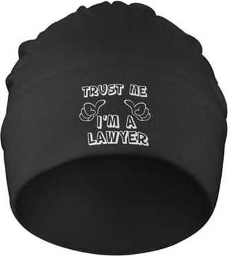 Generic Femme Homme Bonnet &Agrave; Revers Croyez-Moi, Je suis Presque Avocat. Hiver Chapeaux Classique Bonnets De Ski Mode Bonnets Tricot&eacute; pour Quotidien Ski Patina