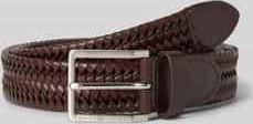 Tommy Hilfiger Gürtel in Flechtoptik aus echtem Leder Modell OLIVER WOVEN 3.0