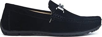 UOMO Design Mocassin Homme - Maddox (43, Noir)