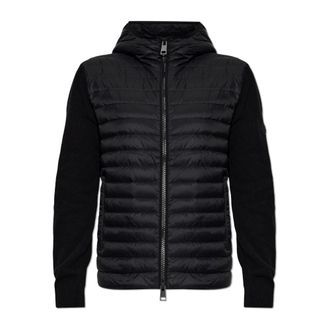 Moncler Gesteppter Cardigan - - Knitwear - Herren - Schwarzk - M