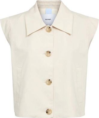 N&uuml;mph Femme, Vestes, Beige, Taille: 44 FR Bottes