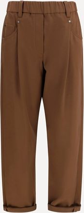 Brunello Cucinelli Cotton Pants Female 40