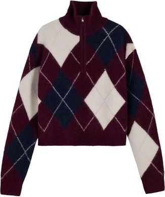 Tommy Hilfiger Pull droit &agrave; motif en laine m&eacute;lang&eacute;e