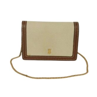 Burberry Pre-owned Toile petite-maroquinerie - Femme - Pre-owned - Beige - Taille: ONE Size