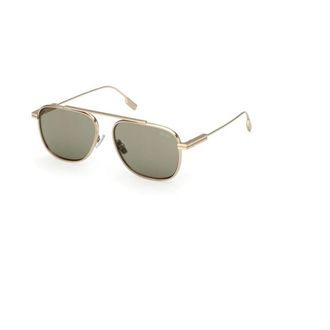 Ermenegildo Zegna Homme, Accessoires, Jaune, Taille: 57 MM Ez0291 32N Lunettes de soleil