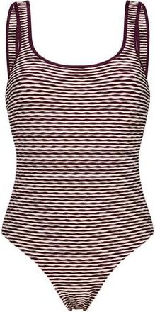 D Nu D Maillot de bain une pi&egrave;ce &agrave; rayures horizontales