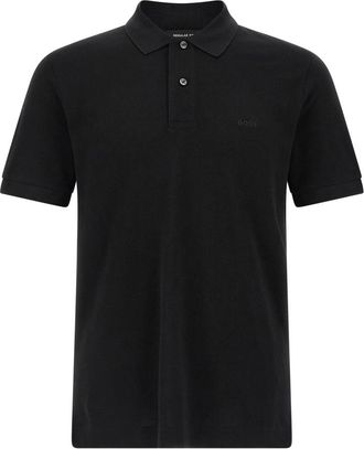 HUGO BOSS Homme, Tops, Noir, Taille: L Pallas Piquet Polo