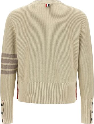 Thom Browne 4Bar Sweater - Beige