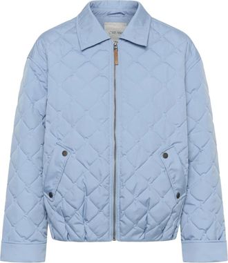 Cream Femme, Vestes, Bleu, Taille: 40 FR Bomber Jacket