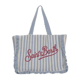 MC2 Saint Barth Femme, Sacs, Bleu, Taille: ONE Size Sac bandouli&egrave;re en nylon avec logo