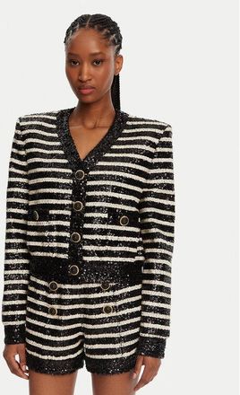 Balmain Sakko DF1KL180XJ31 Schwarz Regular Fit