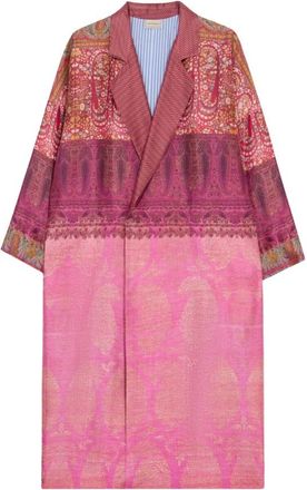 Pierre-Louis Mascia Homme, Manteaux, Multicolore, Taille: S Enekam Oversized Coat