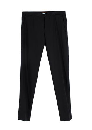 Dolce & Gabbana Black Tailored Tuxedo Trousers Size S