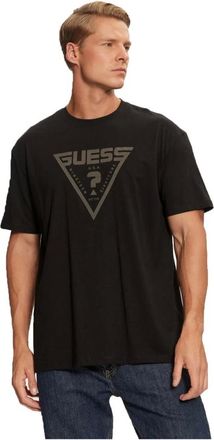 Guess Homme, Tops, Noir, Taille: XL TShirt MC coton