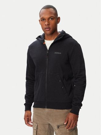 Napapijri Sweatshirt Yourte NP0A8AHE Schwarz Relaxed Fit