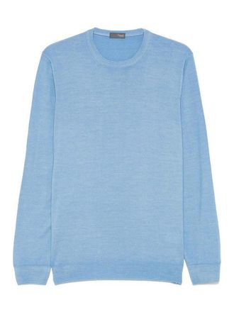 Drumohr Pull Col Rond - Bleu