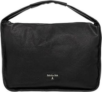 Patrizia Pepe Sac &agrave; bandouli&egrave;re contemporain Hobo Grande en cuir Art. 8B0315L177, K103 - Noir
