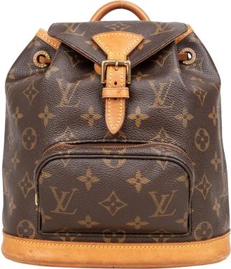 Louis Vuitton Crossbody Bags - Louis Vuitton Canvas Monogram Montsouris PM Backpa - Gr. unisize - in Braun - f&uuml;r Damen