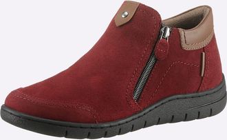 Reflexan Stiefelette REFLEXAN, Damen, Gr. 37, rot (bordeaux), Veloursleder, Schuhe Stiefelette, Topseller