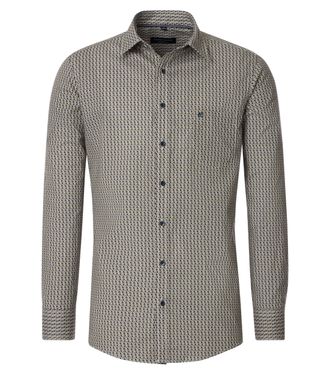 Casamoda Comfort Fit - Herren Freizeit Hemd Langarm (444339900), Gr&ouml;&szlig;e:5XL, Farbe:Gr&uuml;n (300)