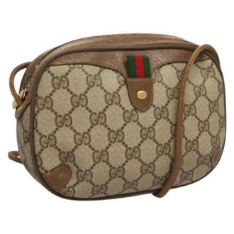 Gucci Pre-owned Cuir sacs-gucci - Femme - Pre-owned - Beige - Taille: ONE Size