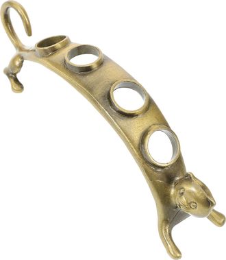 Valiclud Kreatives Abstraktes Katzen-Design Weinflaschen-stopfenhalter Aus Metall Praktisches Wein-ausgießer Aufbewahrungsregal Vintage Weinkorken Display Stil