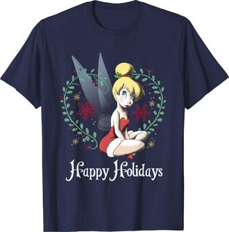Disney Peter Pan Weihnachten Tinkerbell Happy Holidays T-Shirt