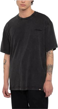 Dickies Homme, Tops, Noir, Taille: S Plentywood Tee T-shirt à Manches Courtes