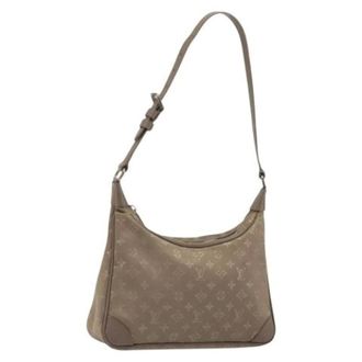 Louis Vuitton Sac &agrave; main vintage en satin monogramm&eacute; Pre-owned - Femme - Pre-owned - Beige - Taille: ONE Size