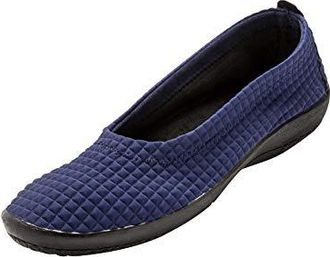 Pediconfort Ballerines Extensibles Extra Larges - Femme - Taille : 38 - Couleur : Marine