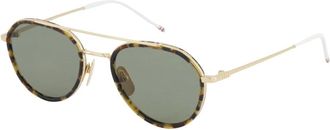 Thom Browne unisex, Accessoires, Multicolore, Taille: 45 MM Lunettes de soleil Aviator Ues801A