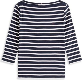 Tommy Hilfiger Damen T-Shirt NEW CODY mit U-Boot-Ausschnitt